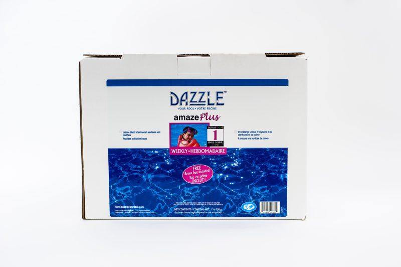 DAZZLE Amaze Plus 12 X 350 gm Packets – Hot Tub Supplies Canada